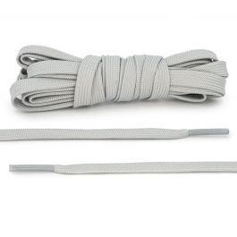 Laces basketball light grey flat