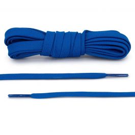 Laces basketball royal blue flat
